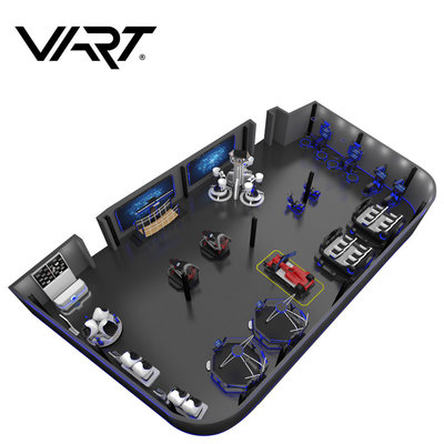 Customized Virtual Theme Park Game With VR Racing Simulator Car Amusement Park