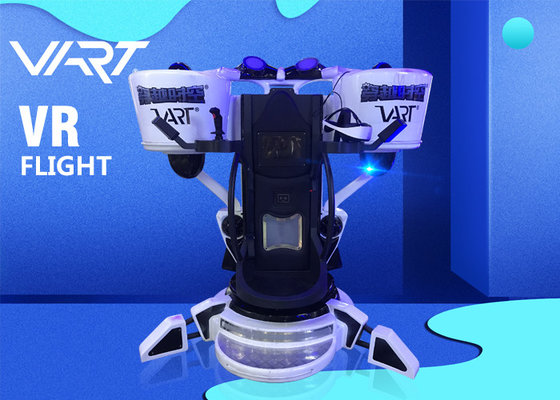 Full Motion VR Flight Simulator Arcade Machine With 360 Degree Rotation