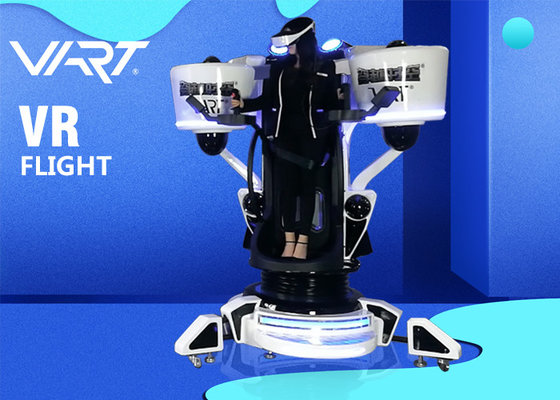 360 Degree Rotation 9D Virtual Reality Flight Simulator Machine 0.5M Up And Down Platform