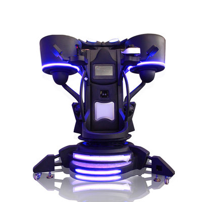 Fiberglass Metal Material VR Flight Simulator With Up And Down Moving