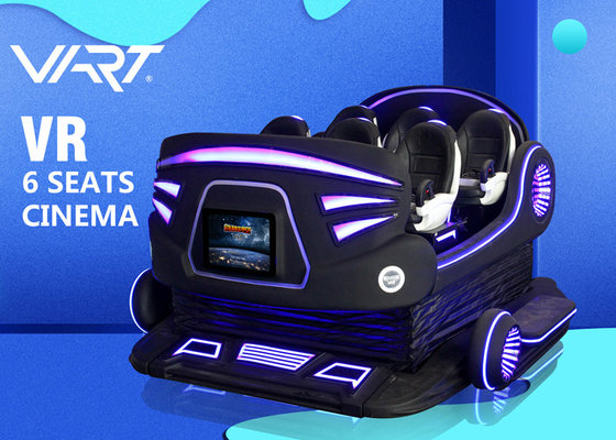8.5KW Power 9D Virtual Reality Cinema With 6 DOF Electric Platform