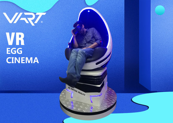 2 KW Power 1 Seats Virtual Reality Cinema 9D VR Egg Chair With Deepon E3 VR Glasses