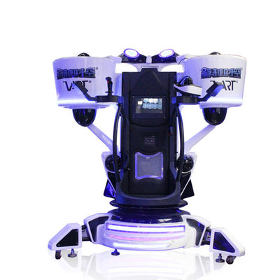 OEM Black / White Color VR Flying Simulator With Shooting Games