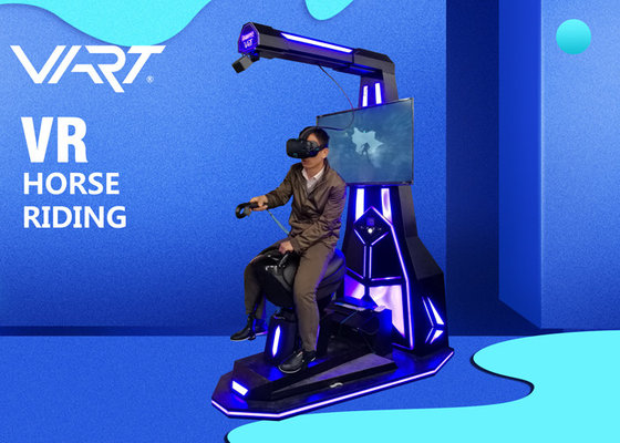 HTC VIVE Glass 9D Simulator , Horse Riding Exercise Virtual Reality Game Machine