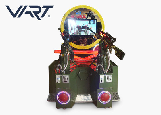Amazing Electric VR Shooting Simulator For Amusement Park 2000W 220V