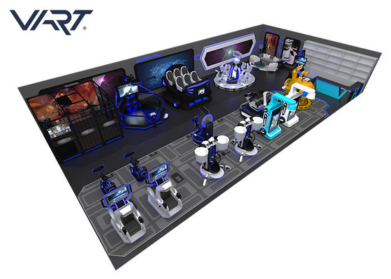 Amusement VR Theme Park One Stop Virtual Reality Experience Hall