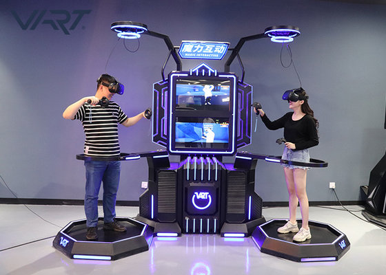 Indoor Playground VR Standing Platform Shooting Games 360 Degree Fighting Simulator