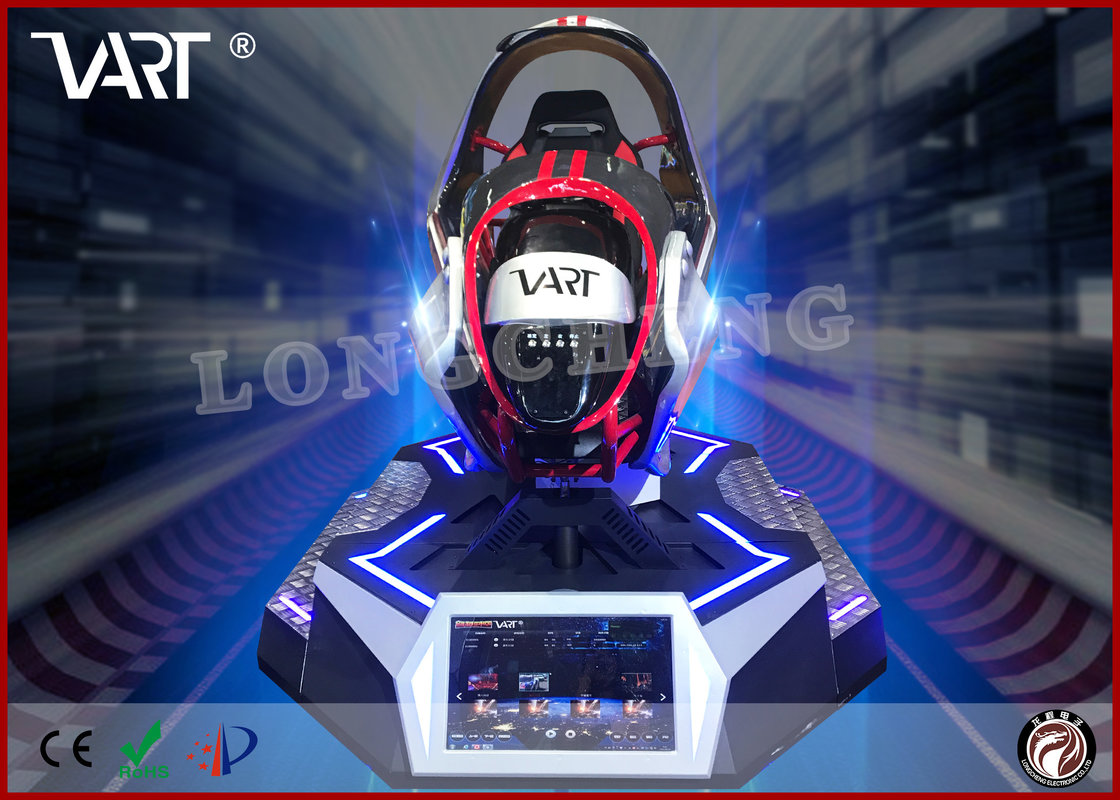 Indoor Virtual Reality Dynamic Racing Arcade Game 9D Simulator / VR Racing Car