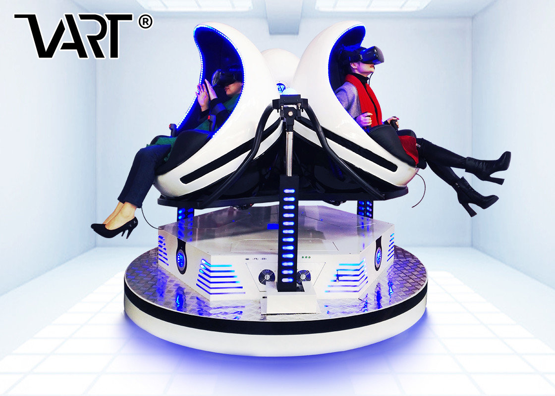 360 Degree Triple Seats 9D Virtual Reality Cinema VR Egg Chair CE Approved
