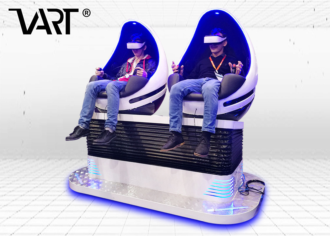 2 Seats 9D VR Egg VR Cinema Simulator with Virtual Reality Video Game