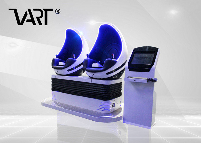 Super Cool Led Lighting 2 Seats 9D Virtual Reality Cinema vr pod 9D Theater with 5 special effects