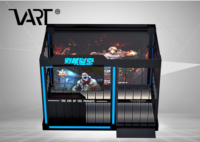 4 Persons VR Shooing Game Zone Virtual Reality Battle For Team Console Control