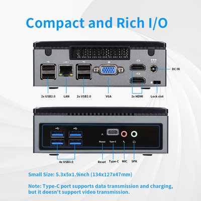 Window 10 PRO OS AMD Ryzen 5 3550h Processor WiFi 6 16GB DDR4 512GB Nvme SSD Hard Disk Mini PC