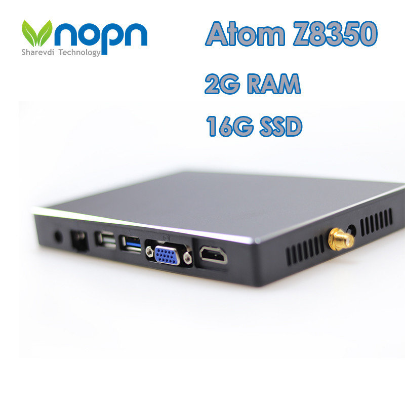 Vnopn K800 Intel Z8350 Quad Core Processer Mini Personal Computer 1.84GHz CPU Frequency Aluminum Shell Fanless Style
