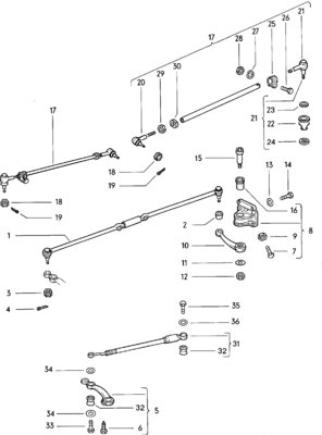 133415801   Adjustable Tie Rod for 1302&amp; 1303 Models