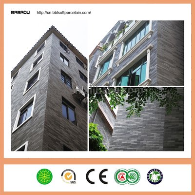 240*60mm High Technology  Eco-Friendly Anti dropping  Clay cladding materials Flexible brick porcelain
