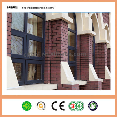 240*60mm Clay Anti-Acid Thin Flexible Faux Brick porcelain tile