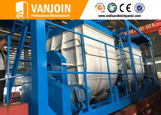 Lightweight full automatic construction material making machinery for cement sandwich panel