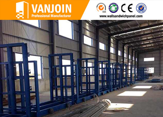 Lightweight full automatic construction material making machinery for cement sandwich panel