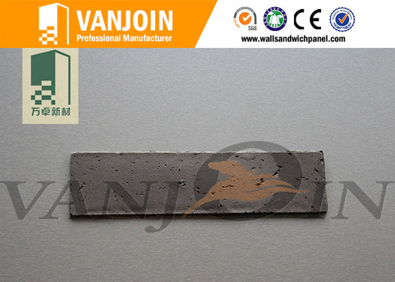 Flexible Lightweight Clay Wall Tiles Cladding 1.5-6.0mm Thickness Acid Corrosion