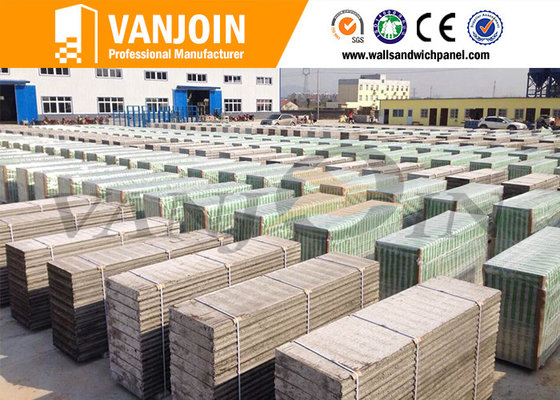 Non Metal Fire Rated EPS Cement Sandwich Panel With No Asbestos Class 8 Anti Earthquake