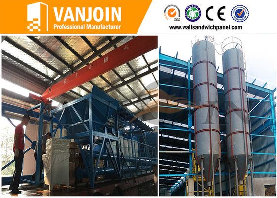 20 Lifespan Eps concrete sandwich lightweight wall panel machine 30KW - 100KW