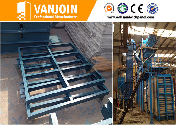 Lightweight full automatic construction material making machinery for cement sandwich panel