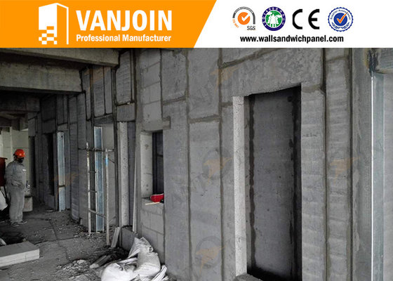 Non Asbestos Sandwich Wall Panels , Interior Wall Partition Panel