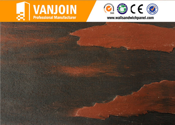 House Building Material Clay Thin Brick Wall Tiles / Wall Brick Cladding Tiles