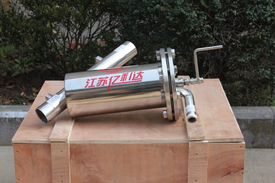 Carbon Steel Munual Drive Brush Industrial Water Filters For Water Treatment