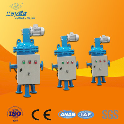 Vertical Automatic Brush Type Industrial Water Filters For Automotive Industry
