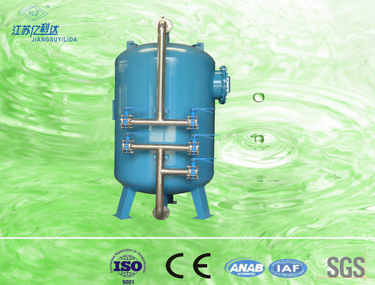 Water Treatment 75 GPM Walnut Shell Filter Tank For Offshore Oil Field