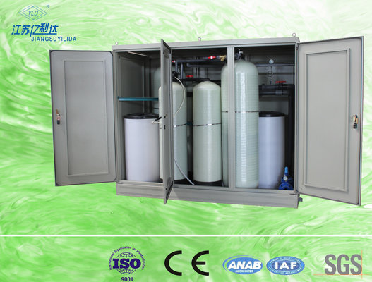 Compact 100l Cabinet Water Softener Resin Replacement Water Treatment Process