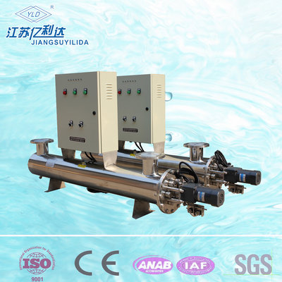 Satndard Type UV Water Sterilizer 100TPH 700W Without Cleaning Device For Swimming Pool