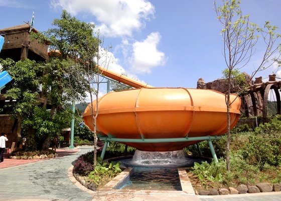 Thrill Aqua Body Slides Space Bowl Water Slide for Water Park Attractions 12 m