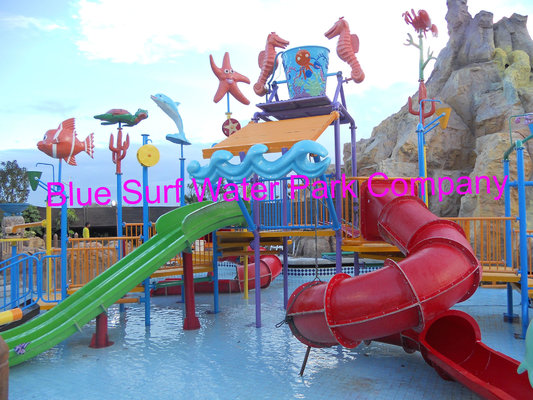 Outdoor Swimming Pool Huge Kids Water Playground , Spray Park Equipment