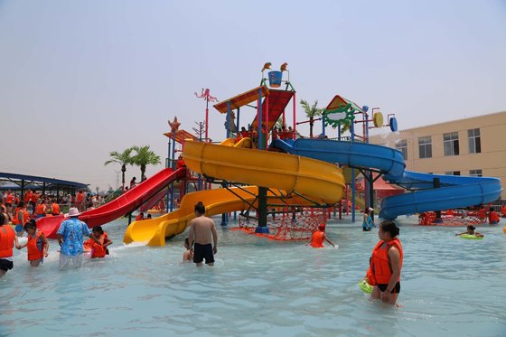 Outdoor Water Playground Equipment Water Theme Park With Water Spray