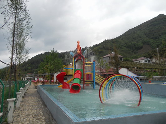 Fiberglass Water Slide and water toys for Children water house