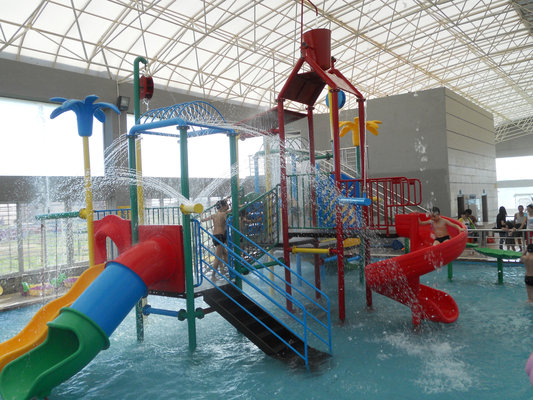 Indoor Kids Water Playground Equipment , Aquasplash Water Park
