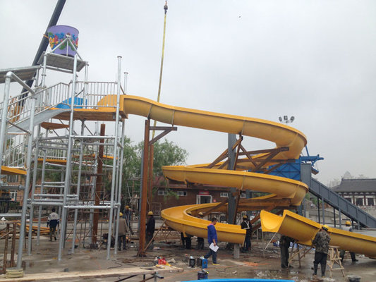 Customized Water Park Equipments Water Slide , Water House , Water Toys