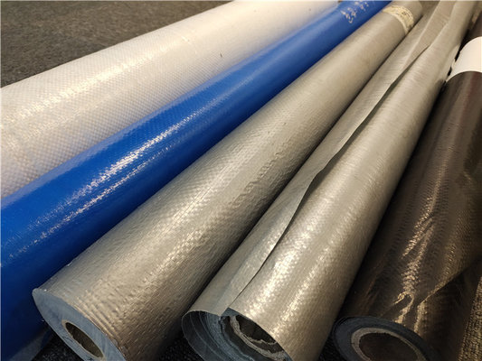 Slope Synthetic Roof Underlayment Customized Color / Thickness Waterproof Membrane