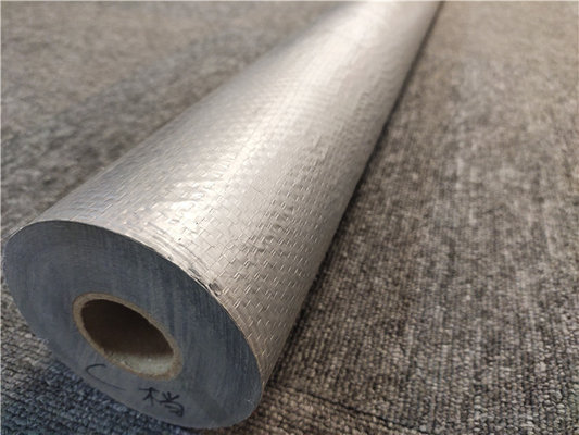 Flexible Synthetic Roofing Felt Paper , Outdoor Silver Synthetic Underlayment
