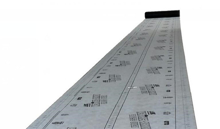 Thick Storm Guard Roof Underlayment , Black Modified Bituminous Sheet Waterproofing