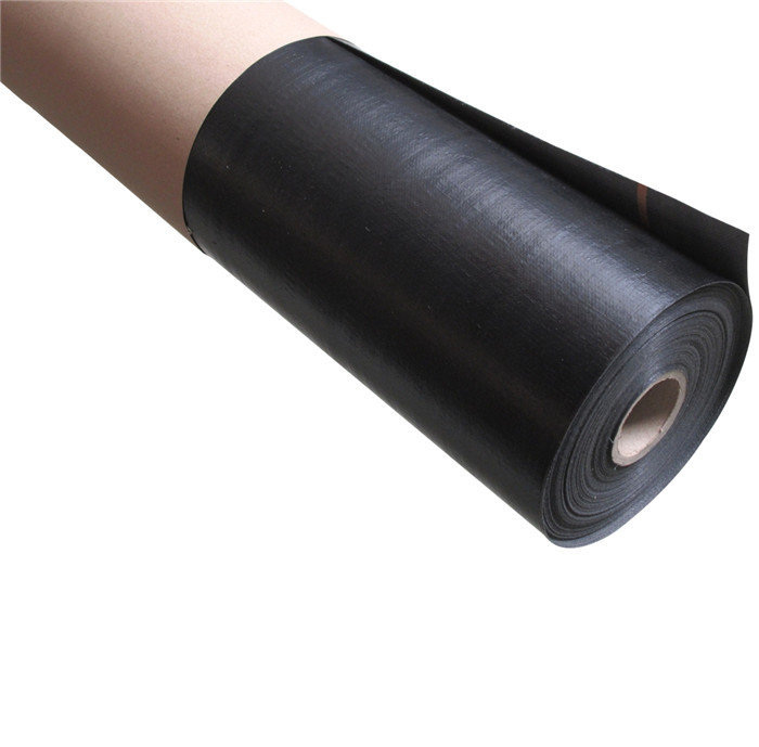 Black Metal Roofing Synthetic Underlayment Rolls , Tough Roof Underlay Membrane