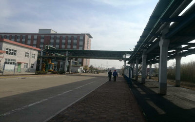 Shandong Mike Water Treatment Technology Co., Ltd. línea de producción de fábrica