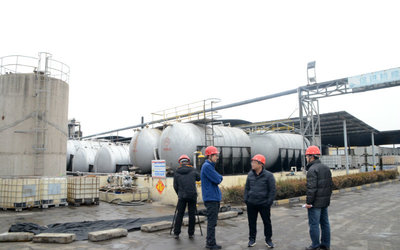 Shandong Mike Water Treatment Technology Co., Ltd. línea de producción de fábrica