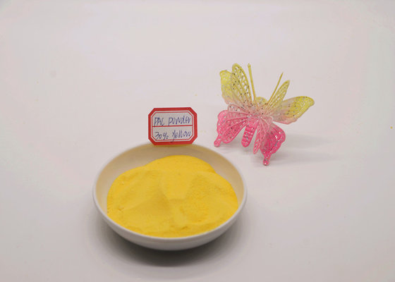 Polvo blanco o amarillo del cloruro de aluminio polivinílico del Cas No.101707-17-9 el 30% para el tratamiento de aguas