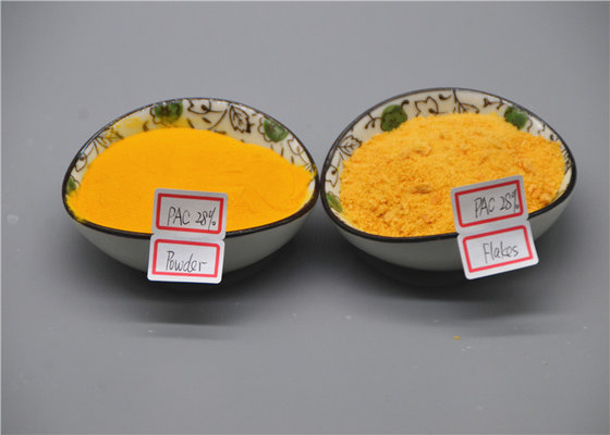 Polyaluminium Chloride PAC Flocculant Yellow and White powder