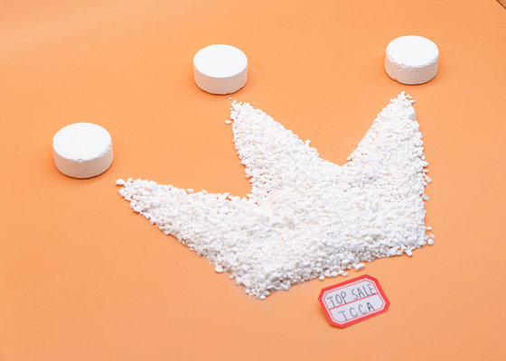 UN2468 Trichloroisocyanuric Acid White Tablets Granular Powder Swimming Pool Using