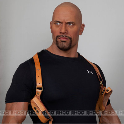 Dwayne Johnson Life Size Wax Figure Celebrities Silicone Material